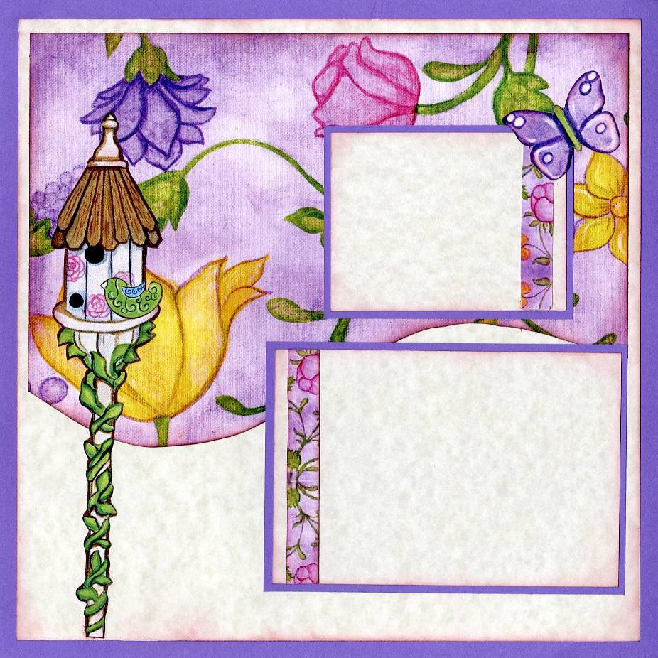 Blooms of Kindness Page Kit| Scrapbookers Painted Page