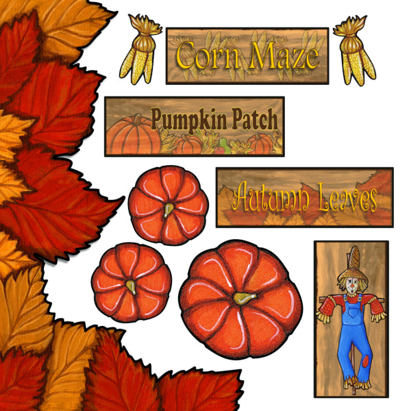 Remember Fall Cut-Outs| Scrapbookers Painted Page