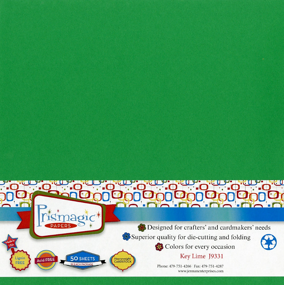 Key Lime Cardstock| Scrapbookers Painted Page