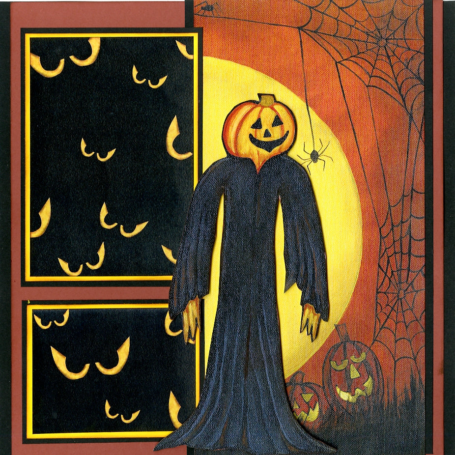 Freaky Halloween Night| Scrapbookers Painted Page