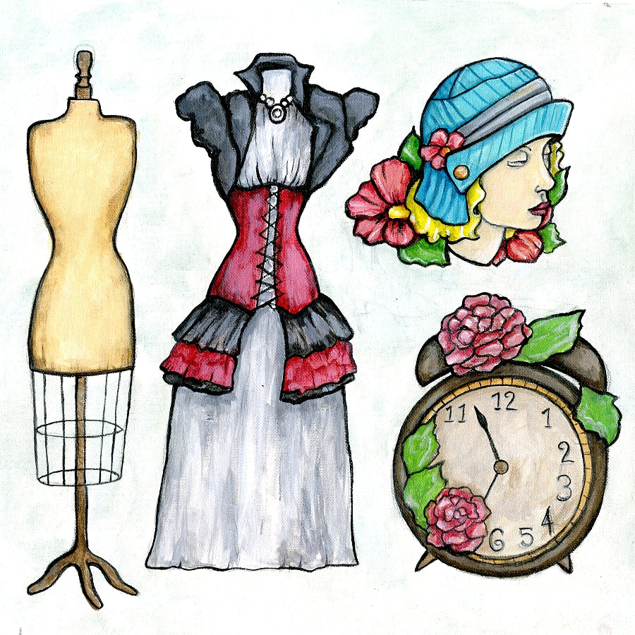 Vintage Victorian Cut-Outs2| Scrapbookers Painted Page